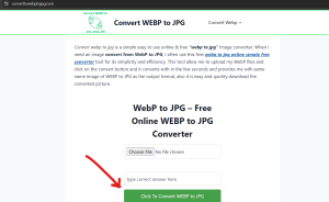 WEBP to JPG Converter – Free, Fast & Easy Online Tool